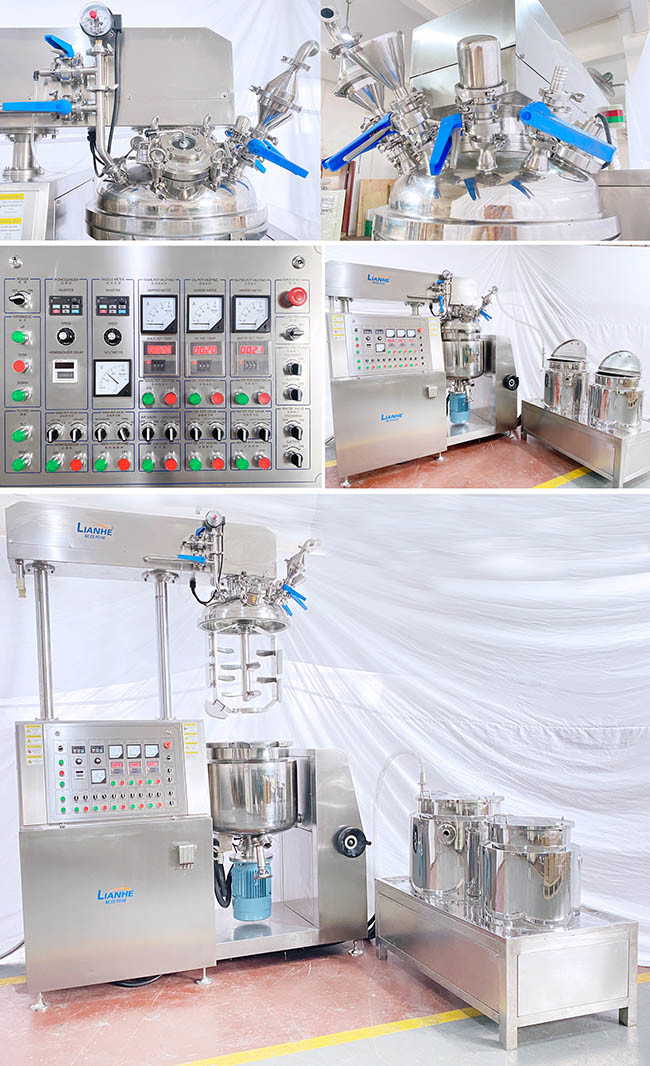 50L Vacuum Emulsifier Mixer Ointment Mixer Cream Homogenizer Mixer ...